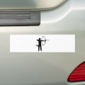 Archery archer bumper sticker | Zazzle