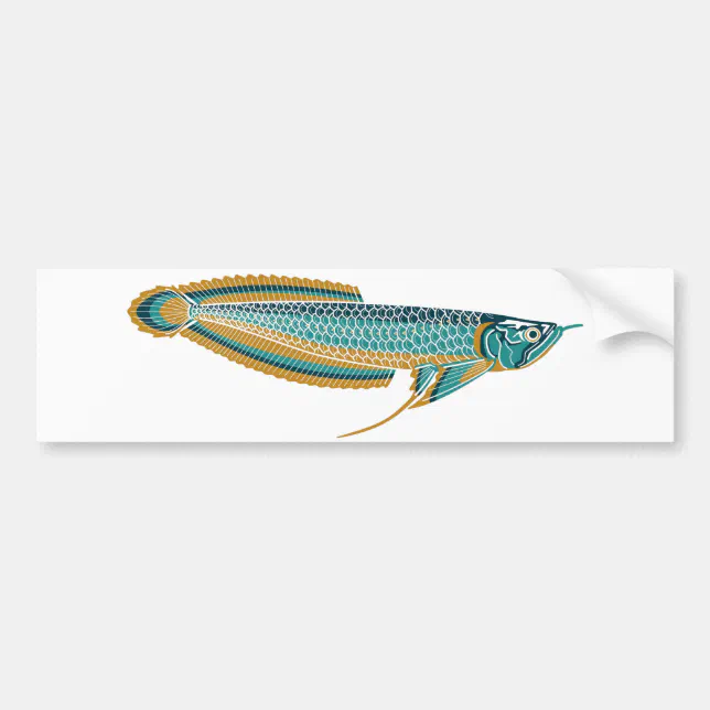 arowana bumper sticker | Zazzle
