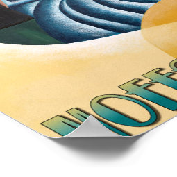 Art Deco Poster Moffat Beach | Zazzle