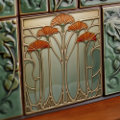 Art Nouveau Bloom [Set 2/4] Ceramic Tile | Zazzle