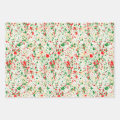 Artsy Abstract Paint Splatters Christmas Holiday Wrapping Paper Sheet ...
