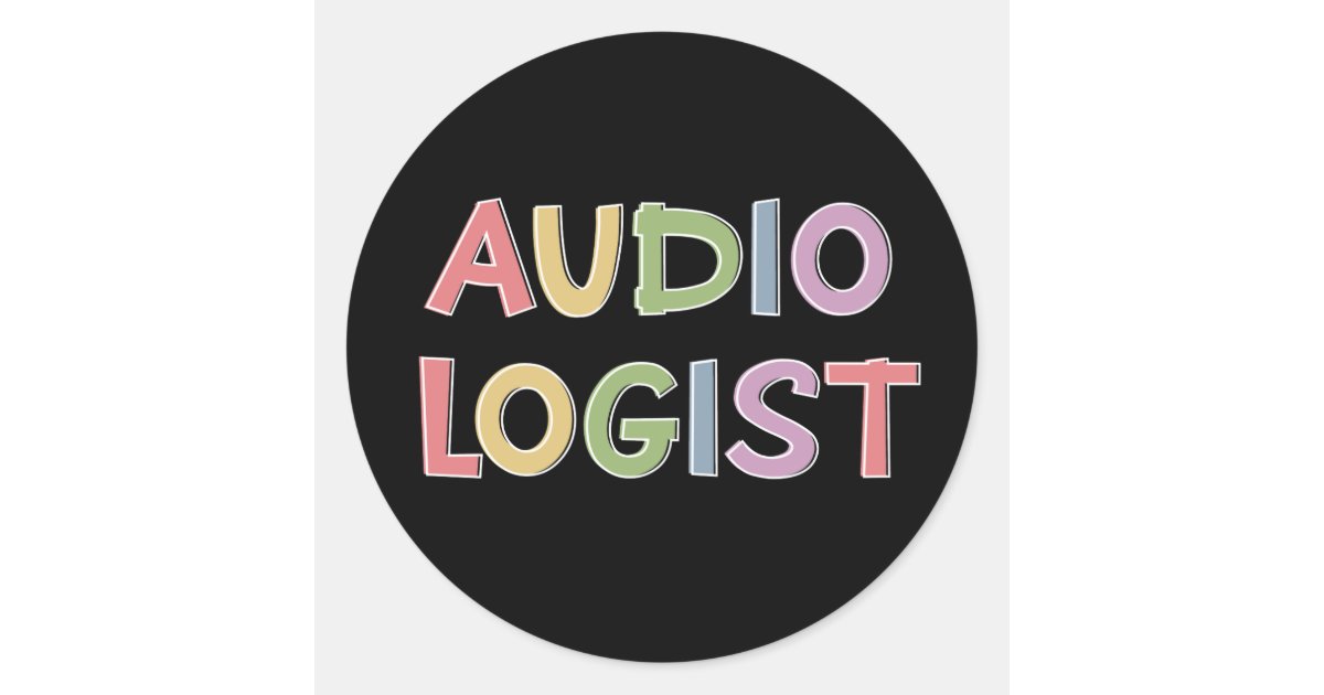 Audiologist Doctor of Audiology Graduation Gifts Classic Round Sticker ...