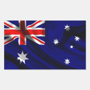 Australian Flag Stickers | Zazzle AU