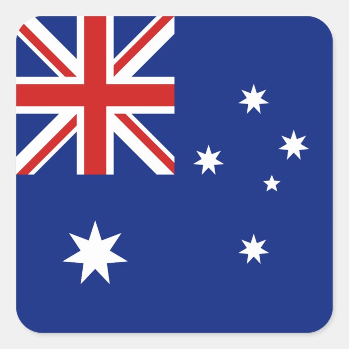 Australia Flag Sticker | Zazzle.com.au