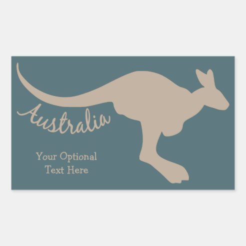 Kangaroo Stickers | Zazzle AU