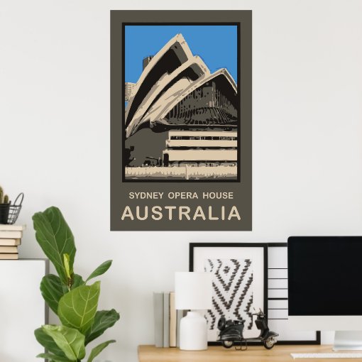 Australia Sydney Opera House Poster | Zazzle