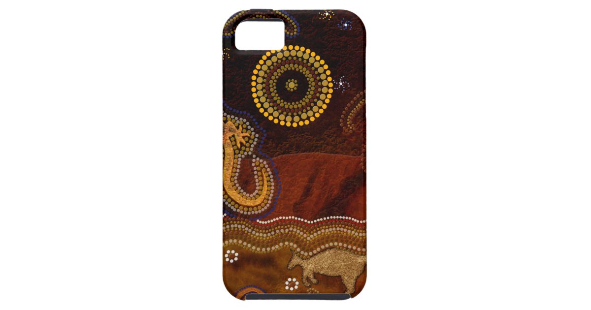 Australian Aboriginal Art Design Case-Mate iPhone Case | Zazzle