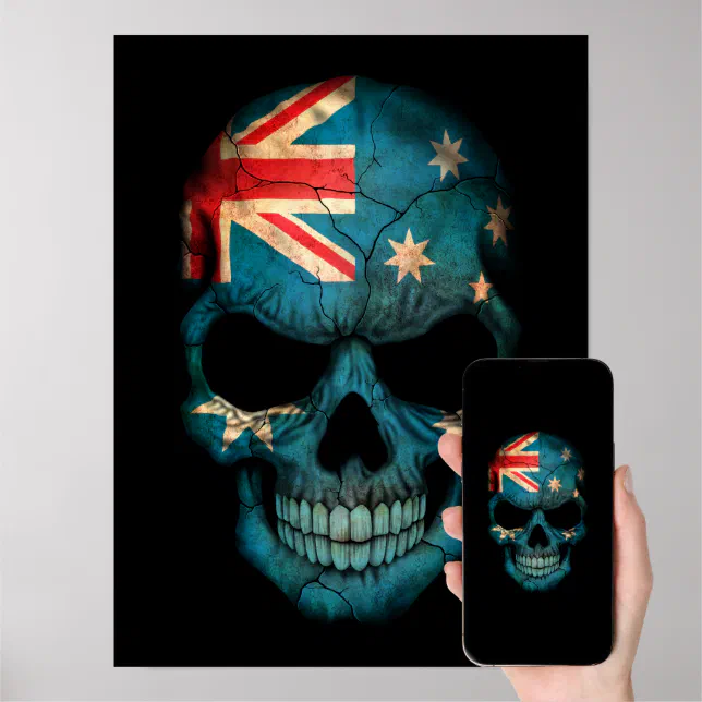 Australian Australia "Australian flag" "flag of Au Poster | Zazzle