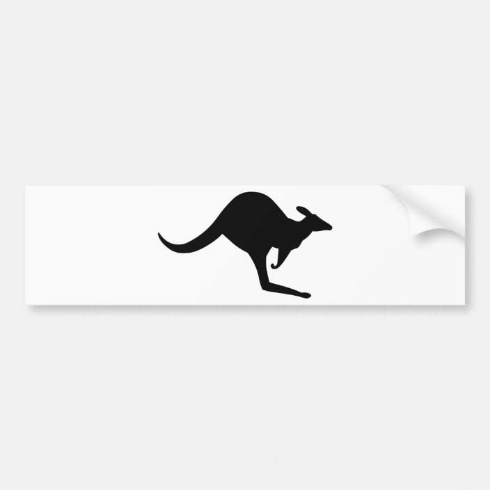 Australian Kangaroo Bumper Sticker | Zazzle.com.au
