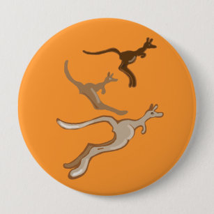 Kangaroo Badges & Pins | Zazzle AU