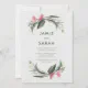 Australian Native Gum Blossom Wedding Invitation | Zazzle