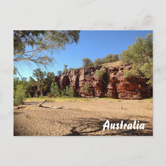 Australian outback postcard - Trephina Gorge | Zazzle