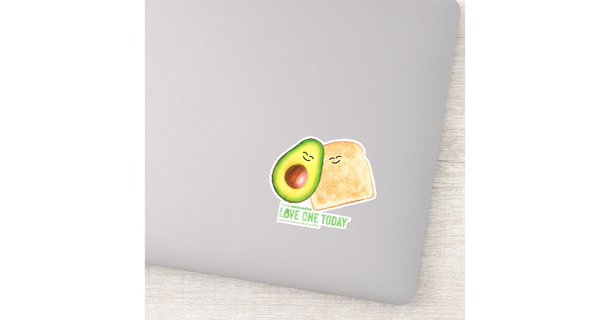 Avocado Toast Sticker | Zazzle
