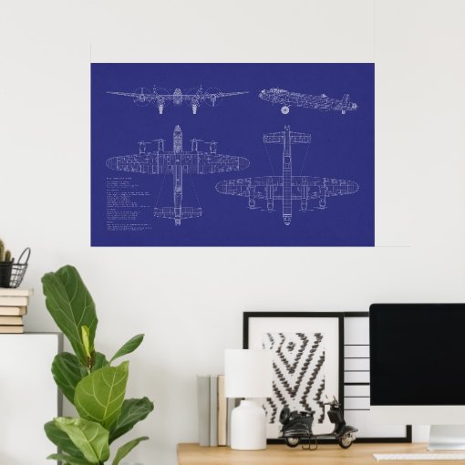 Avro Lancaster Bomber Poster | Zazzle