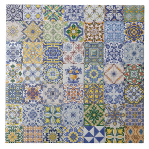 Patchwork Decorative Ceramic Tiles | Zazzle.com.au