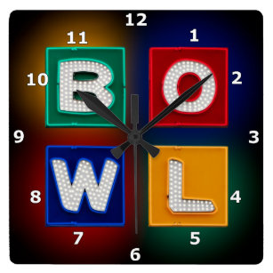 Bowling Wall Clocks | Zazzle.com.au