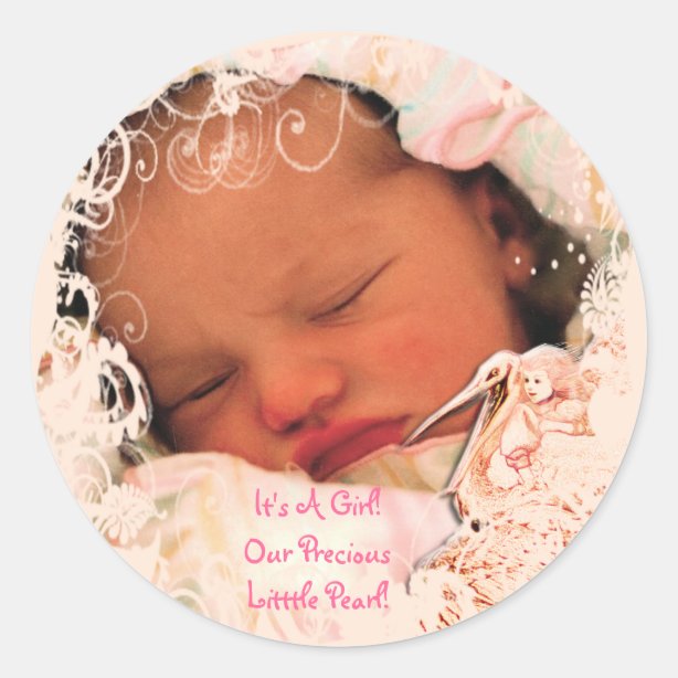 Baby Photo Stickers | Zazzle AU