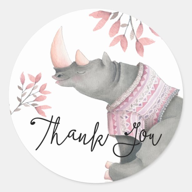 Rhino Stickers | Zazzle AU