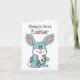 Baby's First Easter Cute Bunny Card | Zazzle