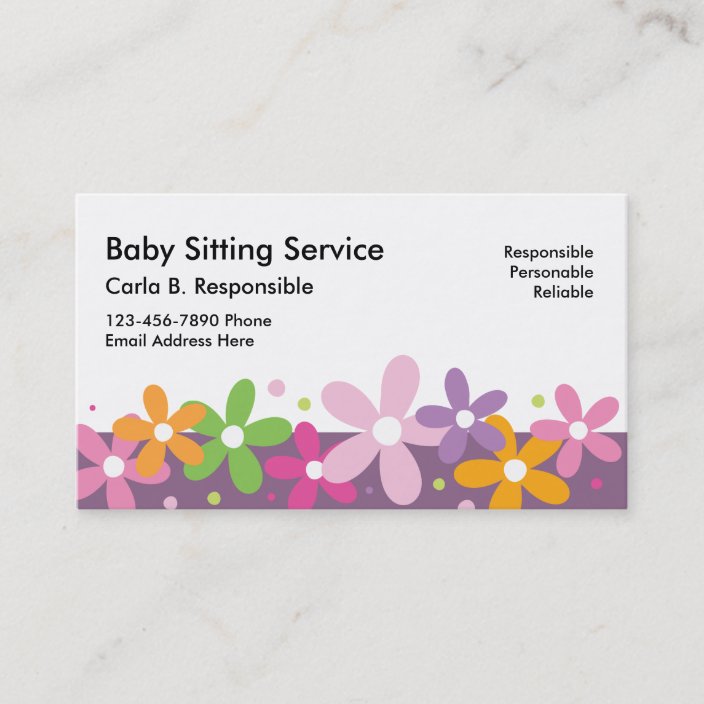 Babysitting Business Cards | Zazzle.com.au