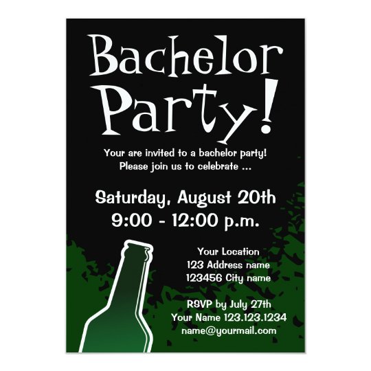 Bachelor party invitations | Custom invites | Zazzle.com.au