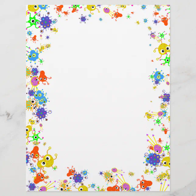 Bacteria Border | Zazzle