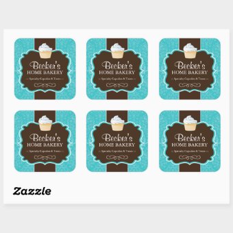 Bakery Packaging Stickers | Zazzle
