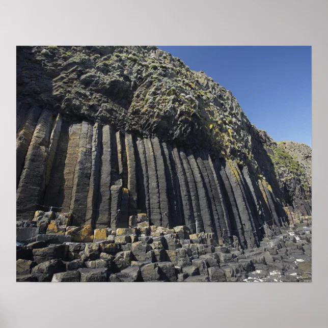 Basalt Columns by Fingal's Cave, Staffa, off Poster | Zazzle