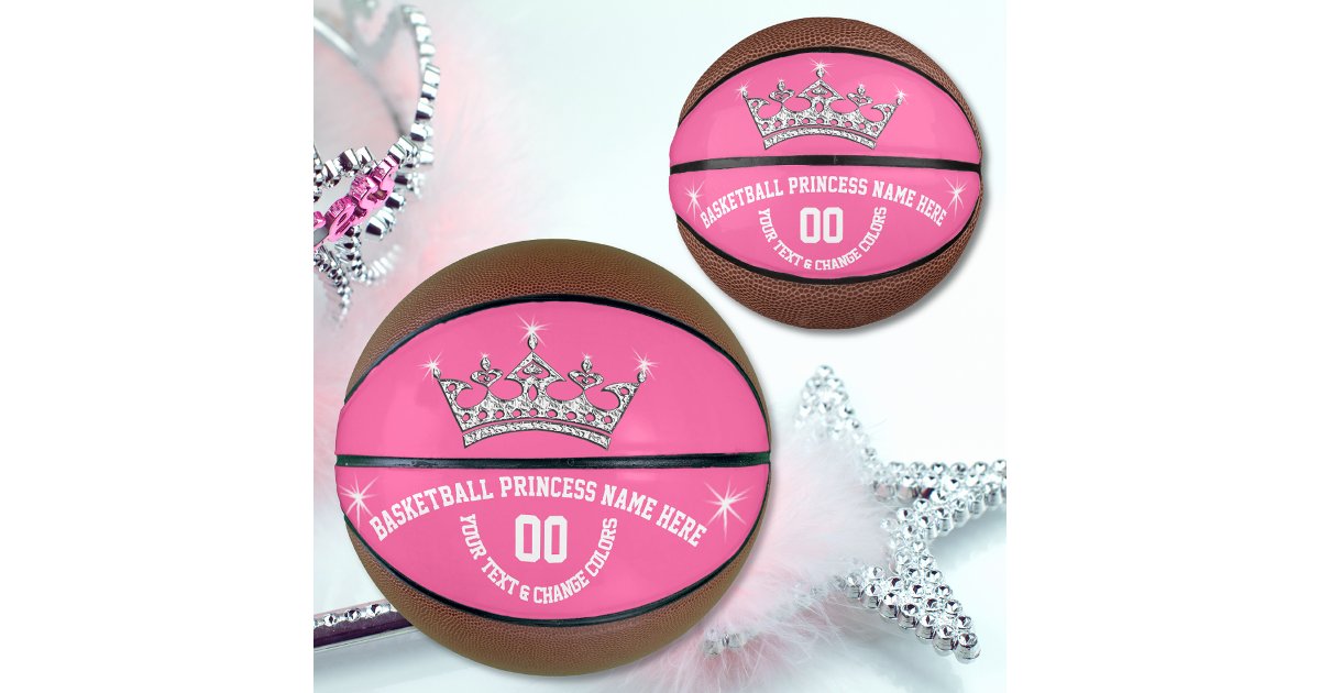 Basketball Princess Personalised Basketball Ball | Zazzle