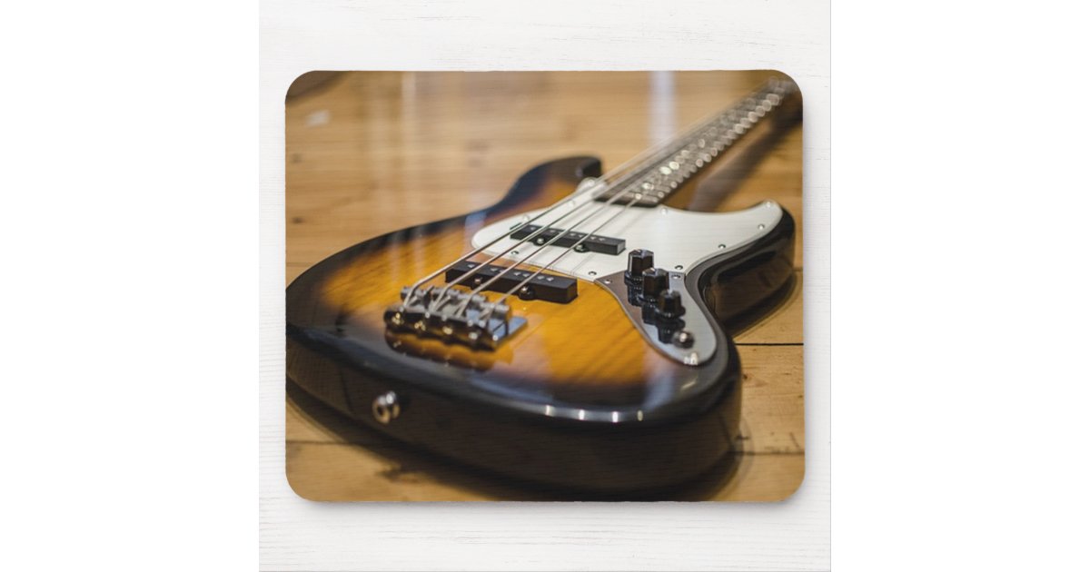 Bass Guitar Mouse Pad | Zazzle
