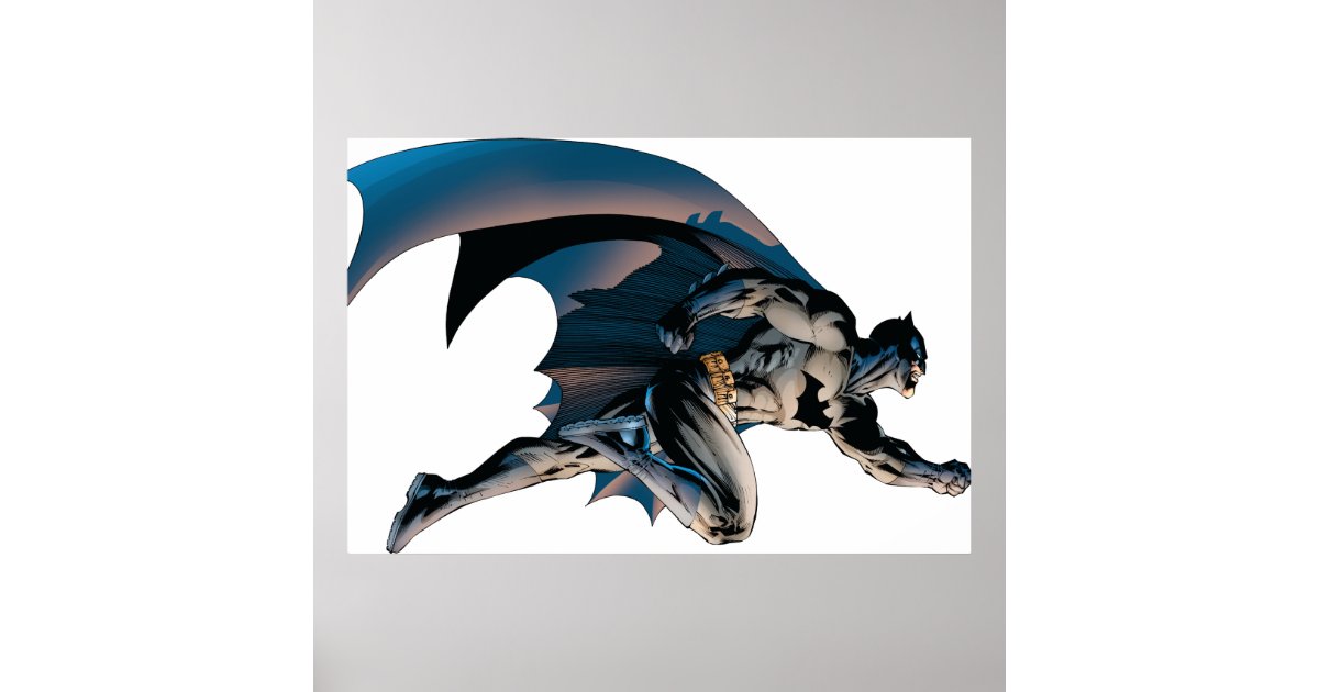 Batman Leaping Side View Poster | Zazzle