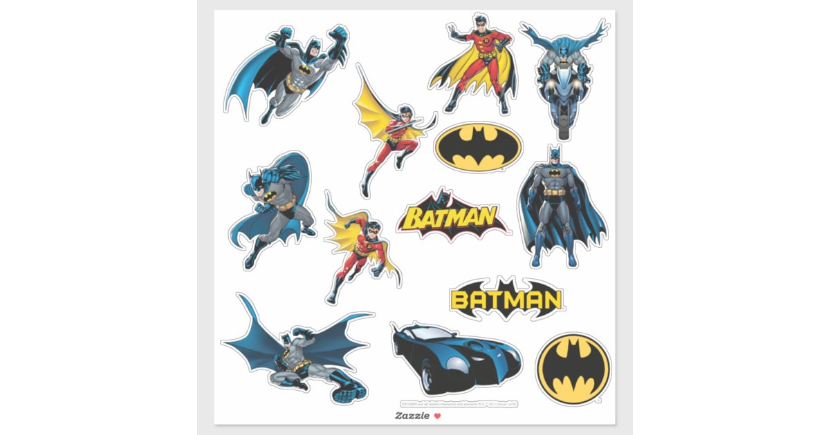 Batman Sticker Set | Zazzle.com.au