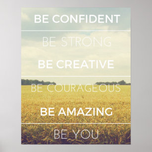 Confidence Posters & Photo Prints | Zazzle AU