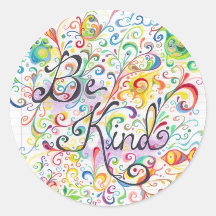 Be Kind Stickers | Zazzle.com.au