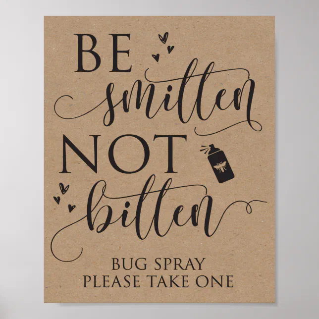 Wedding bug spray | Honestweddingadvice.com