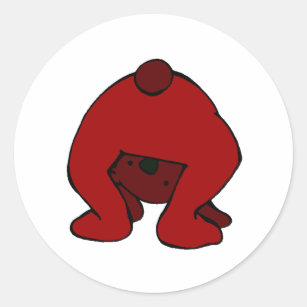 Butt Cartoon Stickers | Zazzle AU