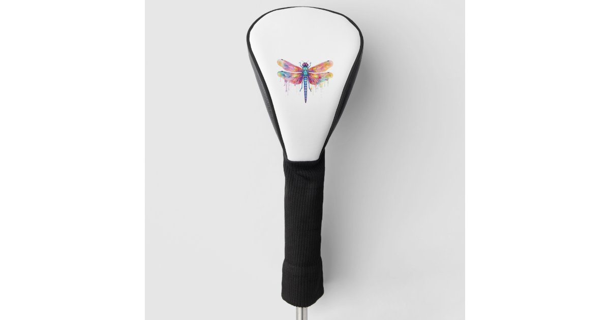 Beautiful Dragonfly Kiss Heaven Insect Lover Golf Head Cover | Zazzle