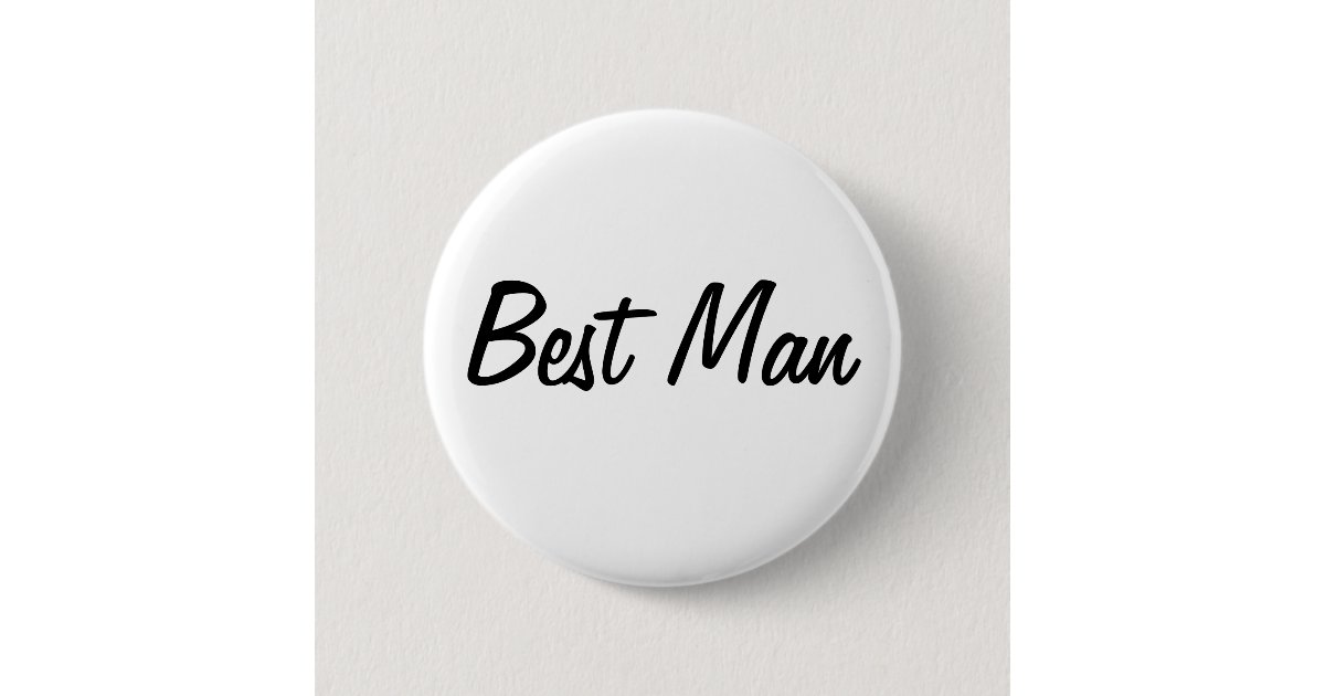 Best Man Badge | Zazzle