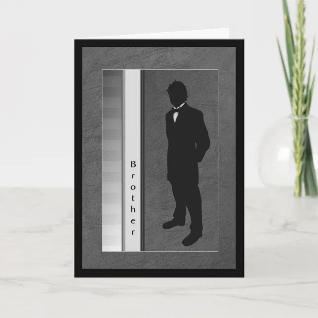 Best Man Request Brother Wedding Invitation | Zazzle