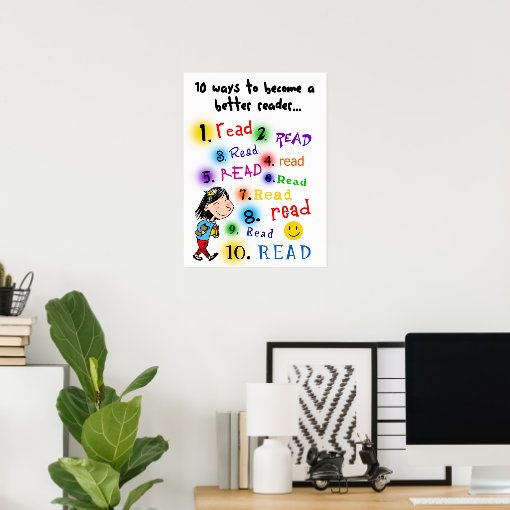 Better Reader Poster | Zazzle