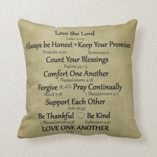 Bible Verse Typography Decorative & Throw Cushions | Zazzle AU