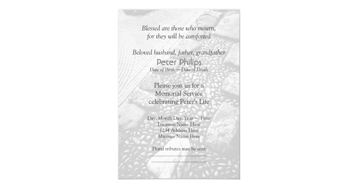 Bible Verses John 14 Memorial Service 3 13 Cm X 18 Cm Invitation Card bible-verses-john-14-memorial-service-3-13-cm-x-18-cm-invitation-card