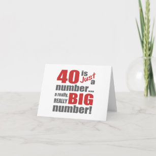 Big 40th Birthday Cards | Zazzle.com.au