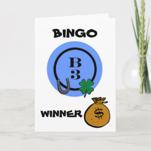 Lucky Number Cards | Zazzle AU