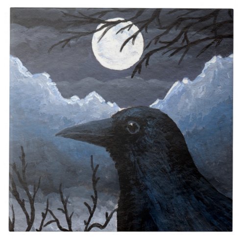 Raven Decorative Ceramic Tiles | Zazzle.com.au