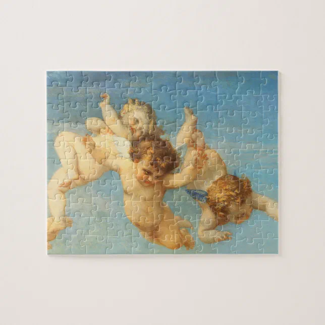 Birth of Venus, Angels detail by Alexandre Cabanel Jigsaw Puzzle | Zazzle