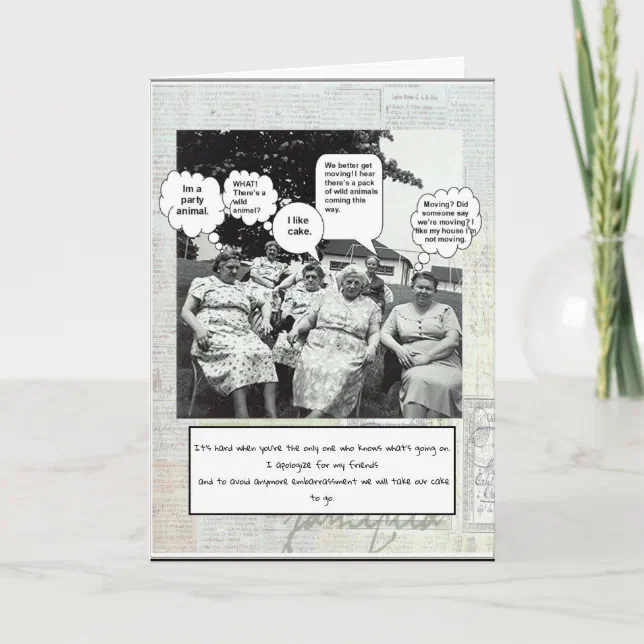Birthday Over The Hill Card | Zazzle