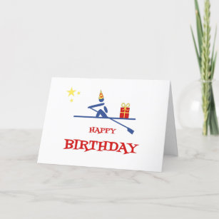 Rowing Birthday Cards | Zazzle.com.au