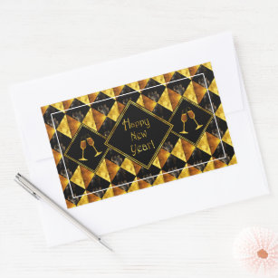 Champagne Glass Stickers | Zazzle AU