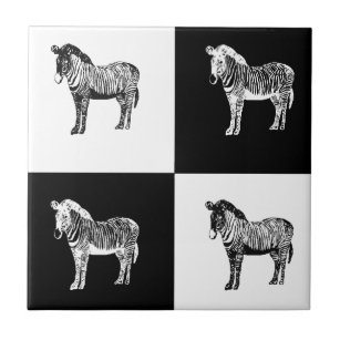 Zebra Decorative Ceramic Tiles | Zazzle.com.au